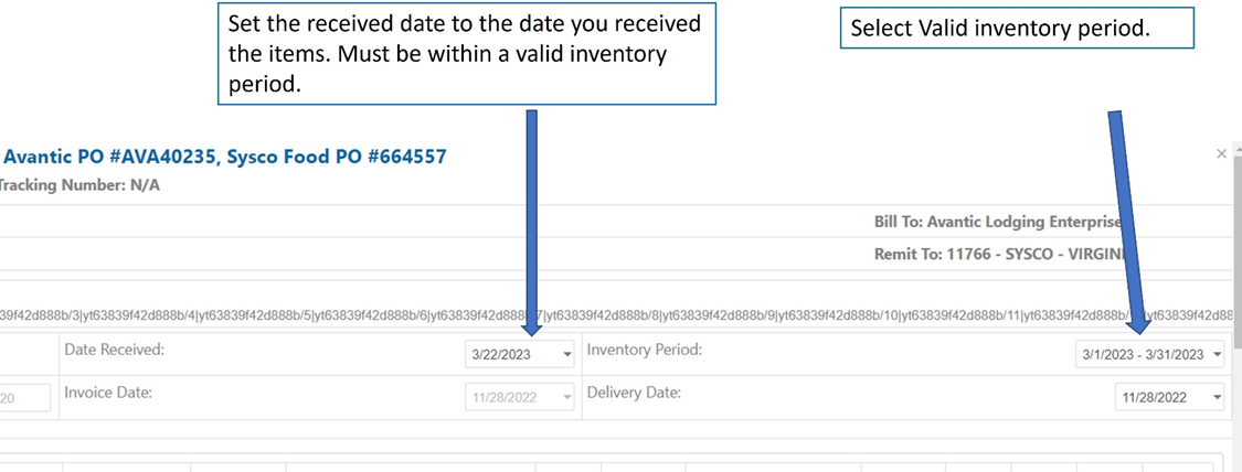 Inventory & Receiving