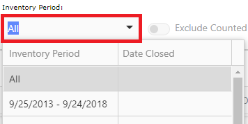 Inventory Location Detail